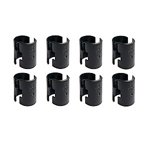 Wire Shelf Clips Shelving Sleeves - 16 Pack Shelf Lock Clips for 1" Post- Shelving Sleeves Replacements for Wire Shelving System