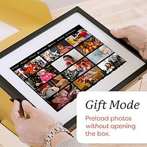 Skylight Frame: 10 inch WiFi Digital Picture Frame, Email Photos from Anywhere, Touch Screen Display, Effortless One Minute Setup - Gift for Friends and Family