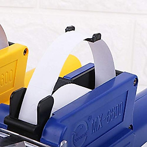 ZEERKEER Price Gun Label, 10 Rolls 5000 pcs White Price Gun Stickers for MX-6600 Pricing Gun, Can Print 2 Lines, 10 Digits On A Line（White