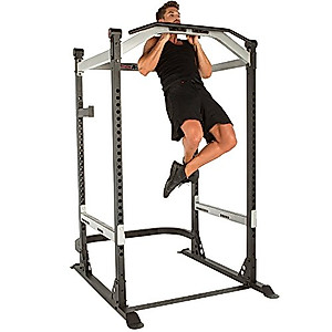 Fitness Reality X-Class Light Commercial High Capacity Olympic Power Cage, Without Lat Pull-Down Attachment, Grey