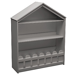 Serta Happy Home Storage Bookcase - Ideal for Books, Decor, Homeschooling & More, Grey