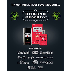 Herban Cowboy Women's Perfume, Love, 1.7 Ounce