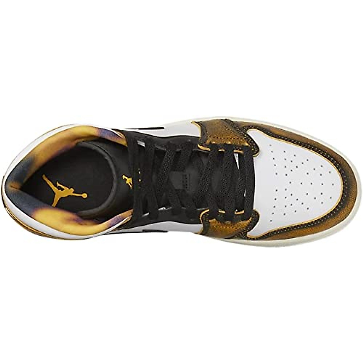 Nike Air Jordan 1 Mid Men's Shoes Black/Taxi-White-Sail DQ8417-071 14