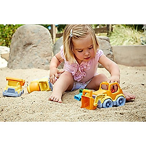 Green Toys Scooper Construction Truck, Yellow/Orange