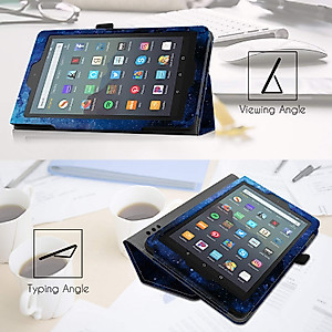 Famavala Folio Case Cover for Previous Version Fire 7 Tablet (9th Generation, 2019 Release) (Blugaxy)