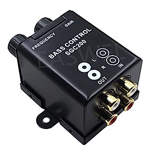 Car Audio Amplifier Subwoofer Bass RCA Level Remote Volume Control Knob Boss