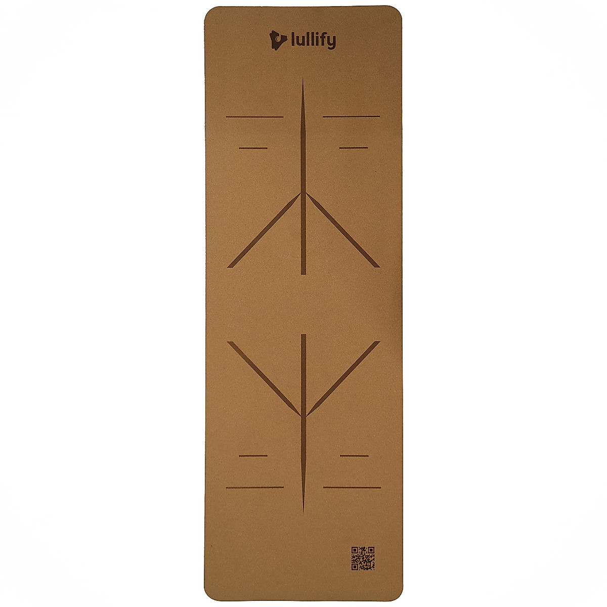 Lullify Premium Cork Yoga Mat | Non Slip and Built To Last Through Hot Yoga Or Exercise Class | Biodegradable and Built With Sustainable Materials | Carrying Strap Included