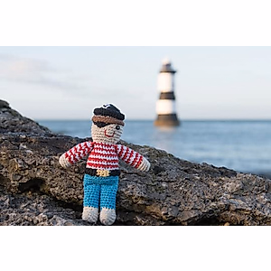 Pebble Fair Trade Hand Made PlushToy - Pirate Rattle