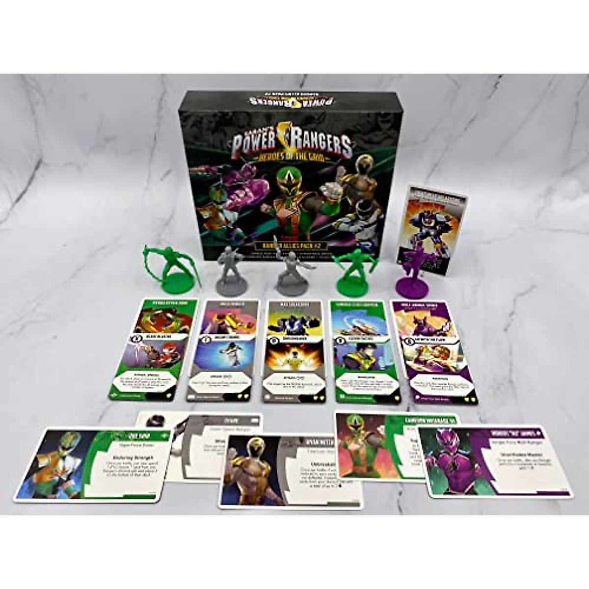 Renegade Game Studios Power Rangers: Heroes of The Grid Ranger Allies Pack #2, Ages 14+, 2-5 Players, 45-60 Minutes.