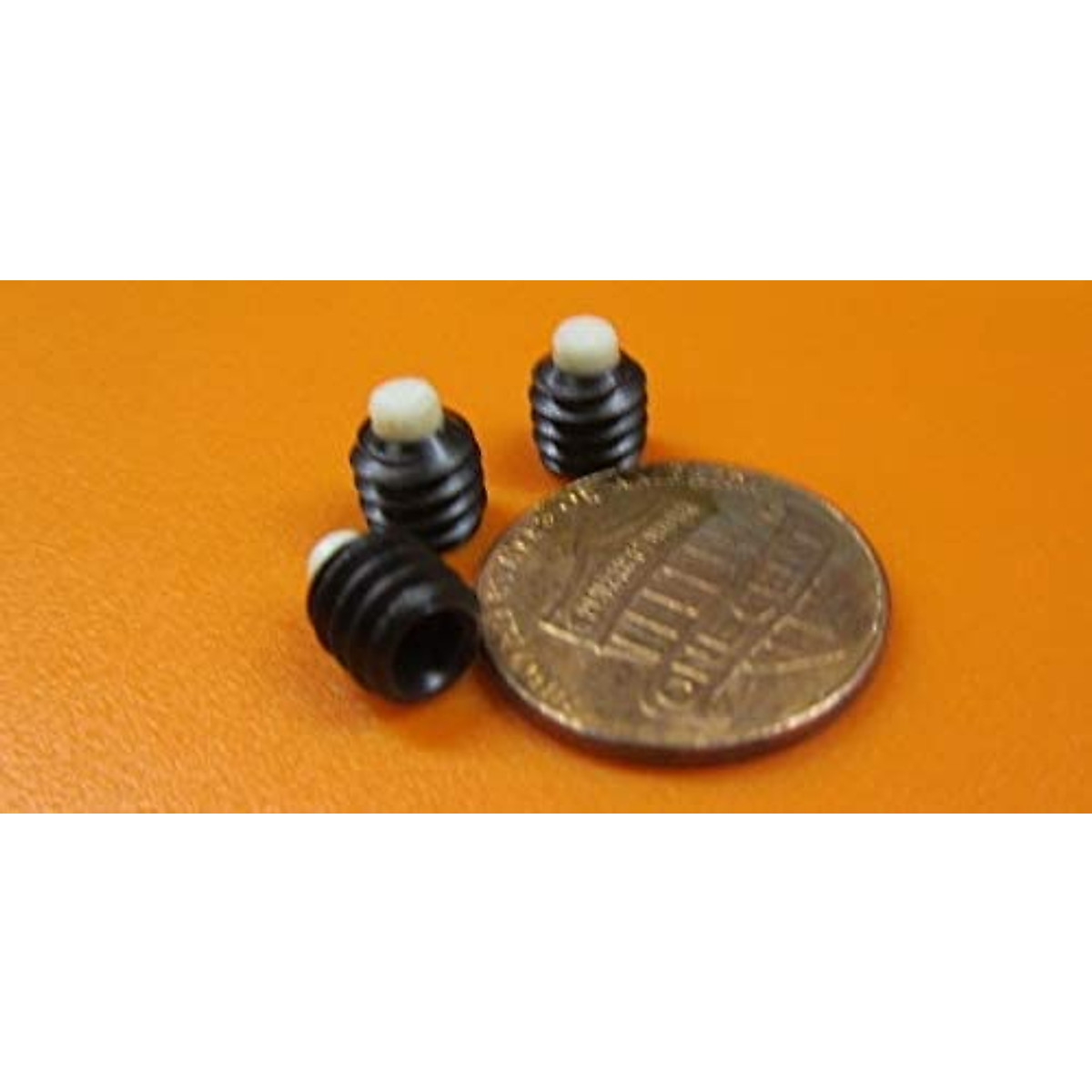 Black Oxide Steel Nylon Tip Set Screw 1/4"-20 x .250" Thread Length 25 pcs