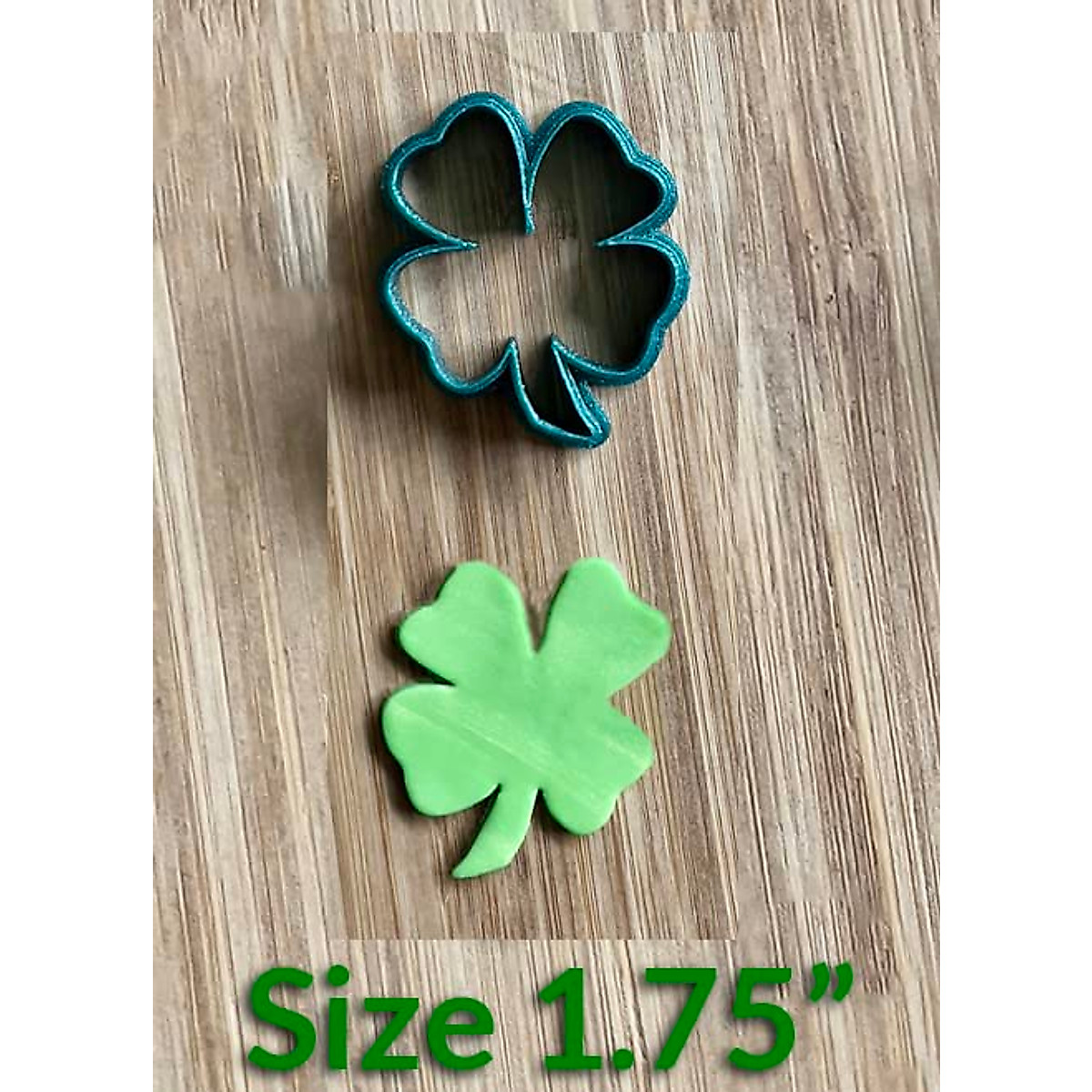 Four Leaf Clover set of 6 Shapes Clay Cutters St. Patrick's Day/Jewelry Tools/Earring Making/Polymer Clay Tools/USA/Necklace Making