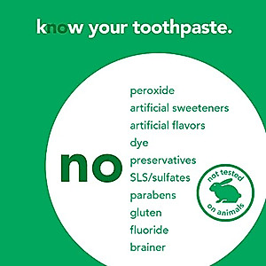 Hello Freakin Fresh Whitening Toothpaste, Fluoride Free Hemp Toothpaste with Farm Grown Mint and Coconut Oil, Vegan, No Peroxide, No Fluoride, No Dyes, Gluten Free, BPA Free, 2 Pack, 4 OZ Tubes