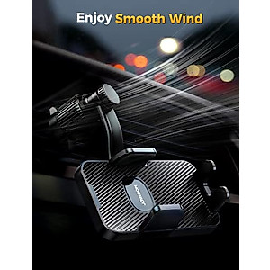 JOYROOM Car Vent Phone Mount, [ Enjoy Comfort A/C Air ] Never Blocking Vent Clip, Cell Phone Holder for Car Vent, Ultra Stable Car Cell Phone Holder for iPhone 14 13 Samsung Galaxy All Phones