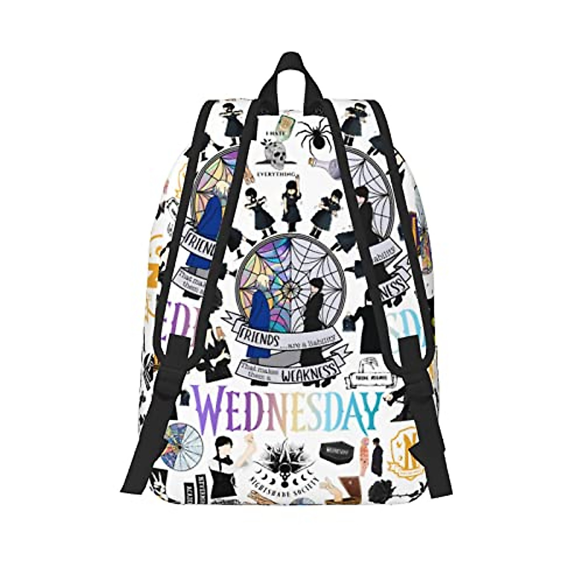 WARTHY Lightweight Backpack Multi-Function Laptop Backpack Classical Fashion Large Capacity Travel Daypack 16 Inch,White02