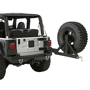 Smittybilt XRC Swing Away Tire Carrier (Black) - 76654