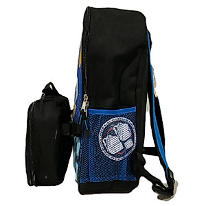 Sonic Full Size 16 Inch Backpack with Detachable Lunch Box