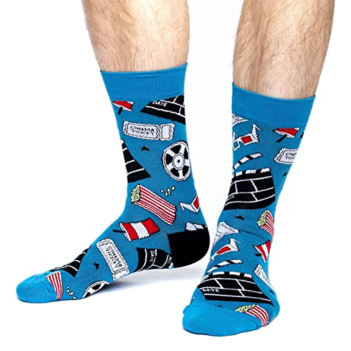 Good Luck Sock Men's Hollywood Movies Socks, Adult, Shoe Size 7-12