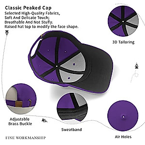 Cowgirl hat Ghost Letter Boo Hiking hat Hunting hat Gifts for Boyfriends Running Hat Purple