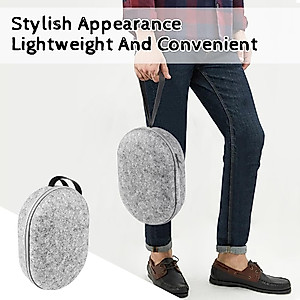 Tyasoleil Carrying Case, DESIGN for Apple Vision Pro, Meta Quest 3/3S, Handle Bag for Oculus Head Strap Touch Controller, Waterproof Portable Protection - Travel Pack Fit for Men Women (Grey)