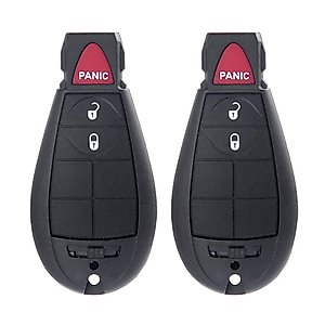 ANGLEWIDE Car Key Fob Keyless Entry Remote Replacement for Chrysler Town & Country for Dodge Charger Durango Grand Caravan Journey Ram 1500 (FCC M3N5WY783X-30 IYZ-CO1C-30) 3 Buttons 2pads