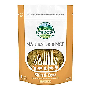 Oxbow Natural Science Skin & Coat Hay Tabs, 4.2 oz., Count of 60