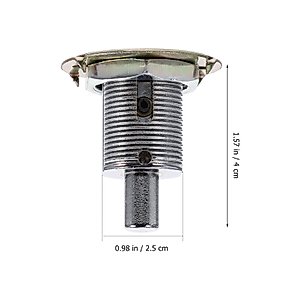 TEHAUX Vending Machine Lock Key, Tubular Cam Lock Soda Machine Lock Key Set Universal Snack Machine Lock Zinc Alloy Cam Lock with Key for Vending Machine Metal Tool Box (Random Style)
