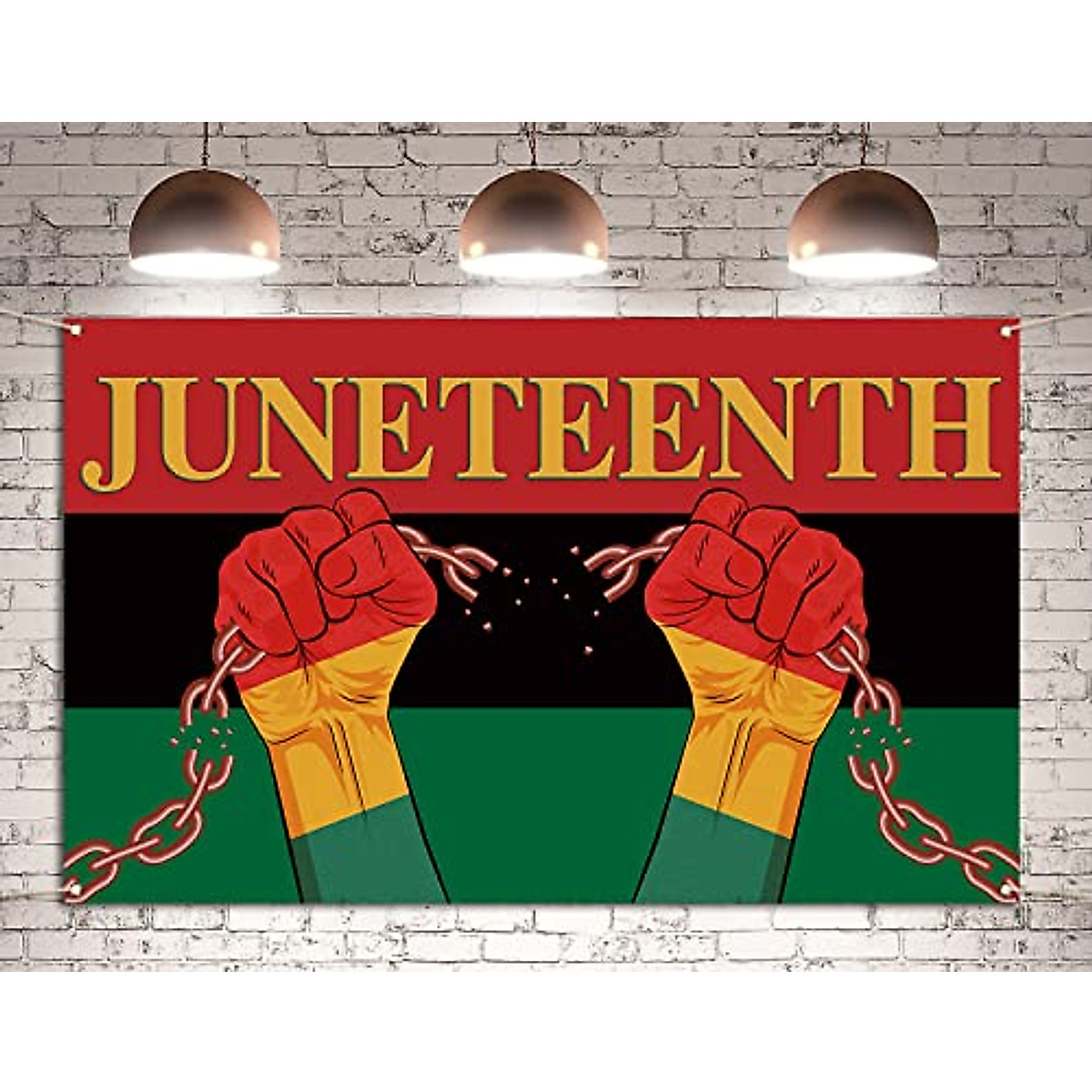 Juneteenth Backdrop Banner African American Independence Day Black Liberation Parade Photography Wall Background Decoration