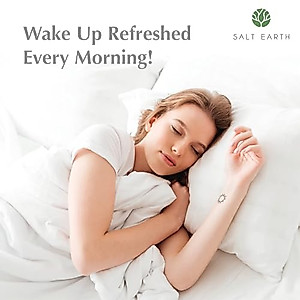 Salt Earth Cotton Queen Size 4 Piece Sheet Set 100% Cotton with 16 Inch Deep Pockets Easy Fit Sateen Weave Sheets & Extra Soft Breathable & Comfortable 400 Thread Count (Royal Mist/Light Purple)