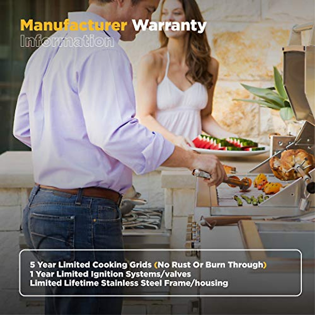 Coyote Built-In Double Side Burner, Propane Gas - C1DBLP