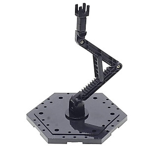 Bioristar HG RG Hobby Action Base Gundam Model Stand Hobby Display Stand Pack of 4 1/144 Scale (4 pack Black)