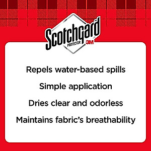 Scotchgard Fabric Water Shield, Water Repellent Spray for Clothing and Household Upholstery Items, Long-Lasting Water Repellent, Four 10 Oz (Pack of 4)