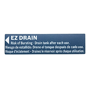 Bosch Parts 1619P05937 Label/EZ Drain