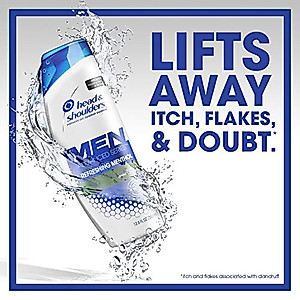 Head & Shoulders, Dandruff Men Refreshing Menthol Shampoo, 21.9 Fl Oz