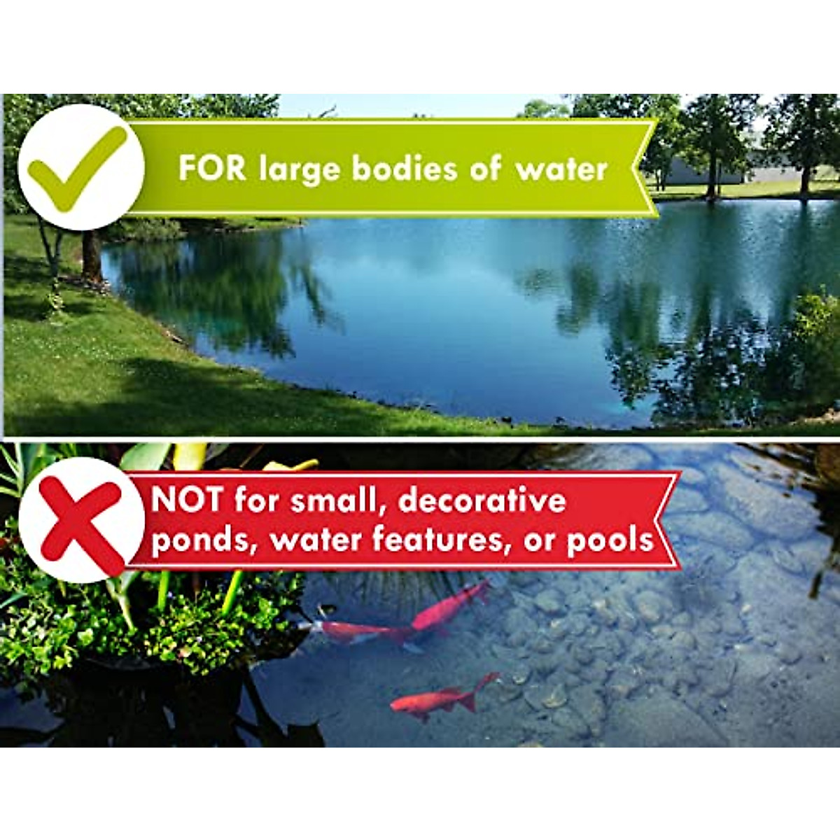 Pond Champs Blue Lake and Pond Dye - One Gallon of Professional Lake & Pond Dye - Treats Up to 1 Acre - Royal Blue Color - Safe for Fish, Wildlife, Pets & Children