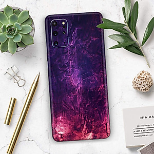 DesignSkinz Abstract Fire & Ice V1 Protective Vinyl Decal Wrap Skin Cover Compatible with The Samsung Galaxy S20 (Screen Trim & Back Glass Skin)