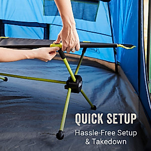 Coleman Mantis Space-Saving Outdoor Camp Furniture, Chair/Cot/Table More Storage Space Than Normal, Great for Camping, Tailgating, Backyard, & More, Carry Bag Included