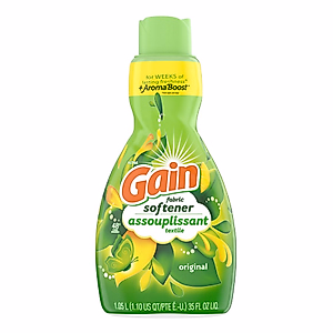 Gain Fabric Softener, Original, 35 fl oz (4 Pack)