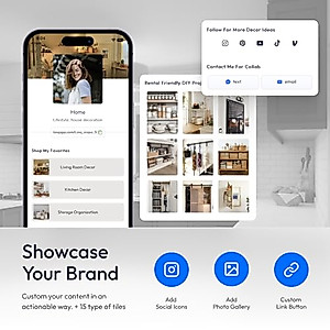 Linq Digital Business Card - Smart NFC Contact and Networking Card (Matte Black)