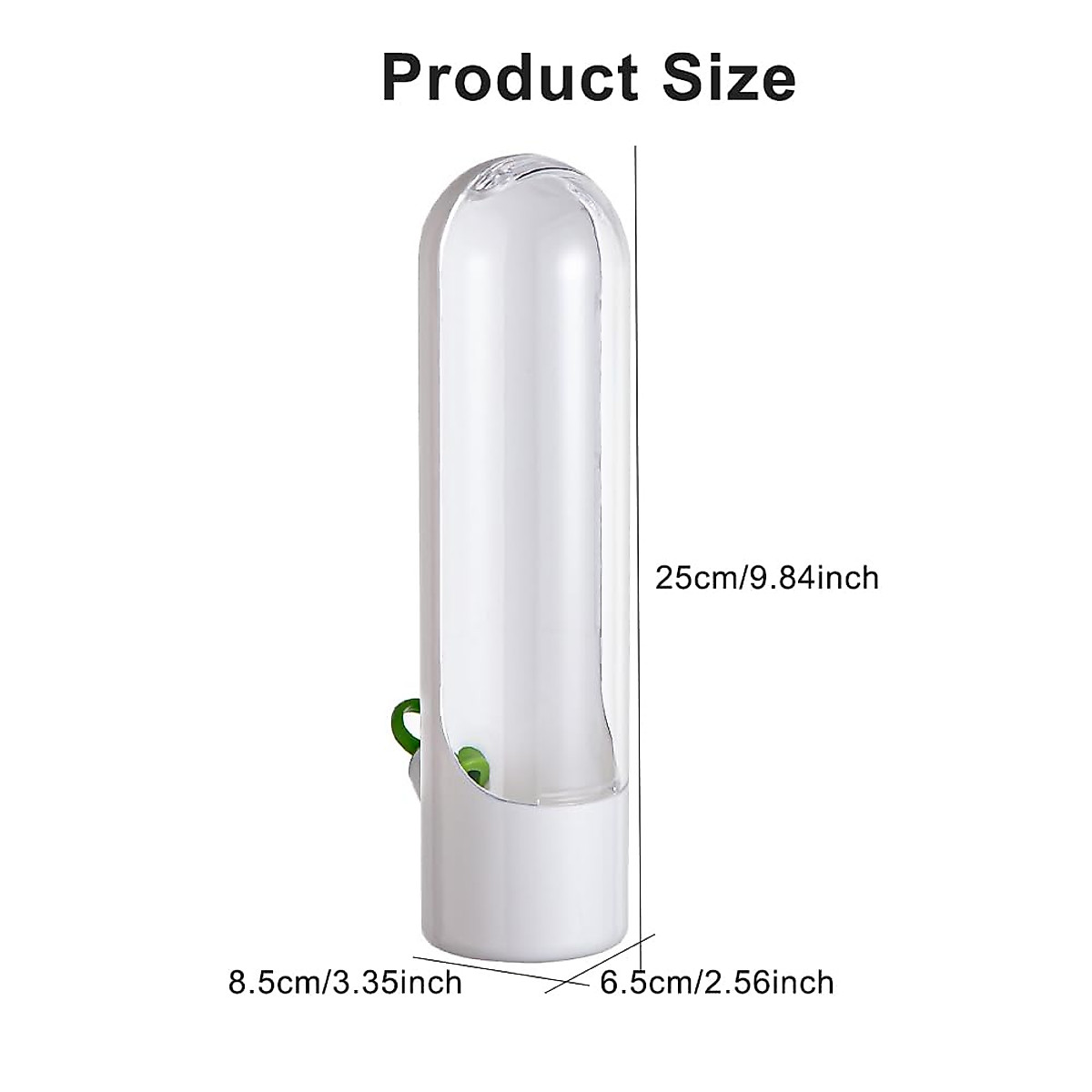 2pcs Herb Saver for Refrigerator Herb Saver Pod Asparagus Container For Fridge Cilantro Containers for Refrigerator Herb Keeper for Cilantro, Parsley(as shown)