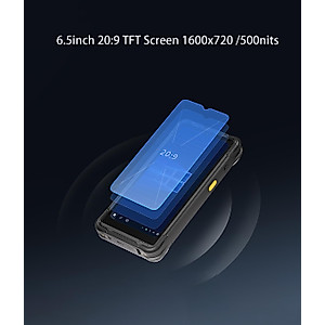 Bix 6.5-inch Rugged Windows 11 IOT Handheld QR Code Barcode Scanner,8GB RAM/128GB ROM Handheld Terminal PC,Long-Lasting Battery,IP67 Waterproof Windows Handheld PDA for Warehouse Inventory Management