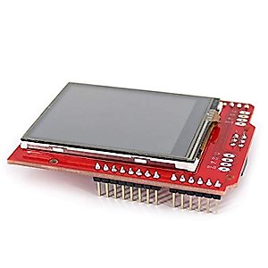Taidacent RM68130 2.2 Inch TFT LCD Touch Screen Controller Board Screen Expansion Board with Temperature Module and Pen Shield Interface LCD Screen Adapter Board Compatible with UNO R3