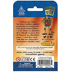 Steve Jackson Games Munchkin Warhammer 40000 Chaos Dice, Multi-Colored