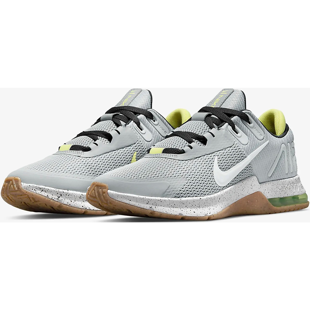 Nike Air Max Alpha Trainer 4 Mens Running Trainers, 10 M US, Lt Smoke Grey White Dk Smoke Grey Limelight Gum Lt Brown