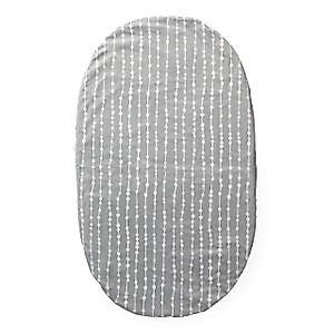 4moms mamaRoo Sleep Waterproof Bassinet Sheet - Beads, Grey