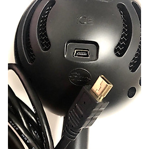 LZYDD USB Cable Power Cord with Golden Plug for Fifine USB Podcast Microphone/Blue Snowball iCE Blue Yeti Recording Microphones MIC,Blue Yeti Pro USB Microphone,(2 Meters)