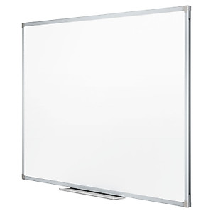 Mead Whiteboard, Dry Erase Board, 3' x 2', Silver Aluminum Frame (85356)