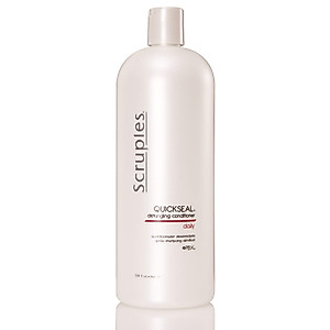 Scruples Quickseal Detangling Conditioner - Hair Smoothing & Frizz Control Treatment - Conditions & Detangles All Hair Types (33.8 oz)