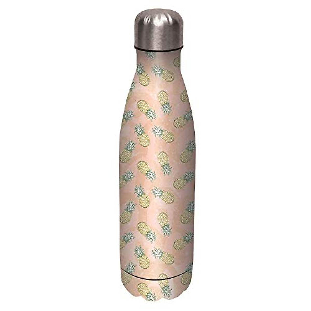 Lang Artisan Pineapple Paradise Stainless Steel Water Bottle , 17 oz, Multi