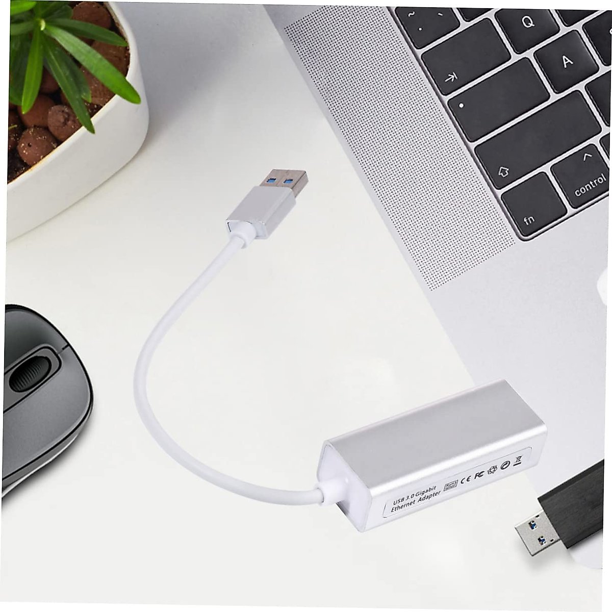 UKCOCO 1pc Network Adapter Micro USB Hub Micro USB Splitter USB Hubs USB Adapter Computer Adapter Splitter USB Hub for Computer Usb3.0 to Adapter Wired Aluminum Alloy Receiver