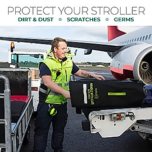 Baby Travel Umbrella Stroller Bag For Airplane Gate Check - Bag For Stroller w/ Handle Straps - Special Standard Umbrella Stroller Travel Bag For Airplane | Water-Resistant, Durable for Airports, Storage & Air Travel